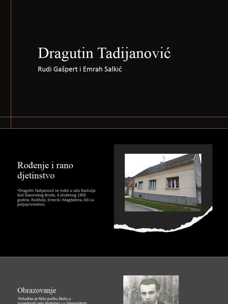 Dragutin Tadijanović | PDF