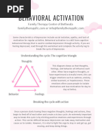 Introduction to Behavioral Activation | PDF | Behaviour Therapy ...