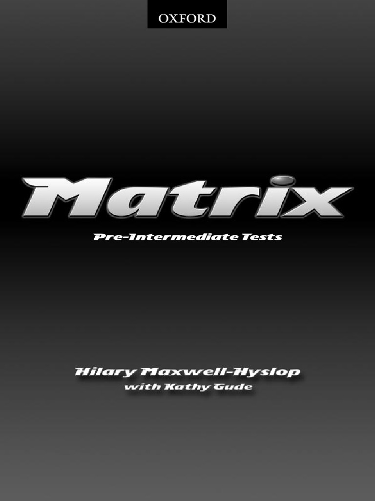 Matrix Pre Intermediate Tests | PDF | Wolfgang Amadeus Mozart | English ...