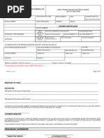 Government of Belize Vendor Authorization Form - Persons P1 | PDF