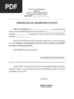 Appendix B - Cert. of Travel Completed | PDF