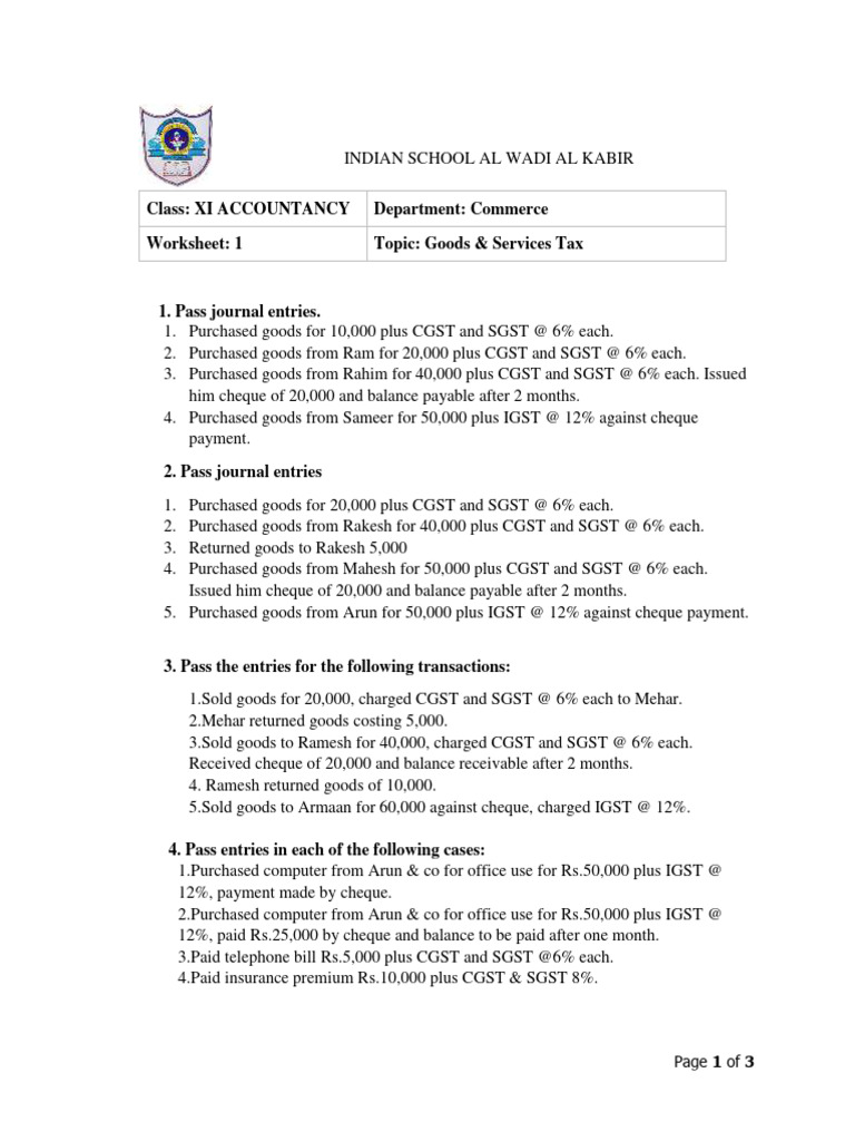 2212799-Sums With GST | PDF | Cheque | Service Industries