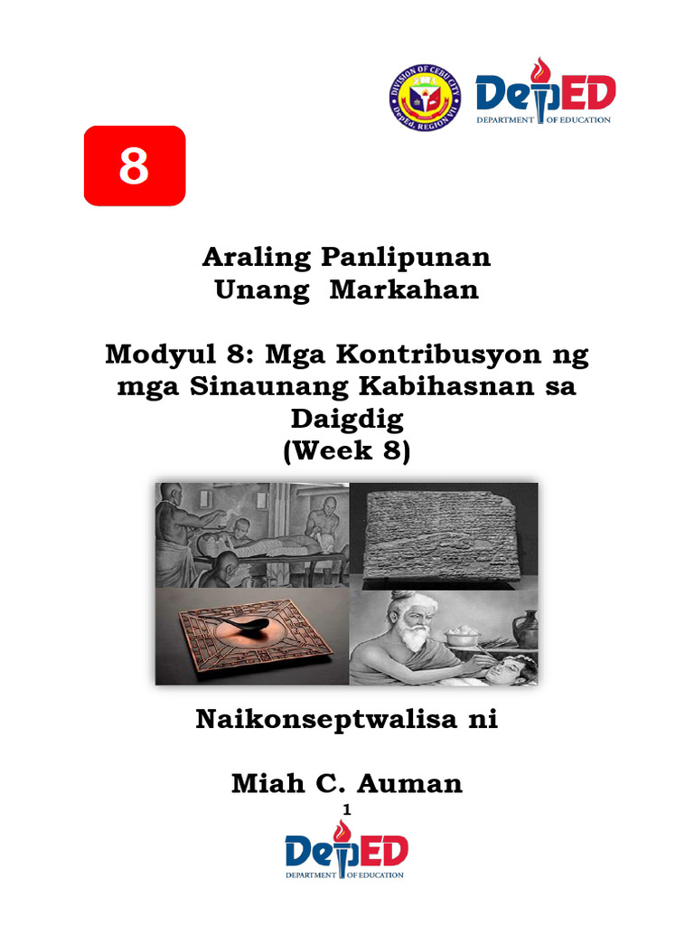 Modyul 8 Q1 - AP 8 | PDF
