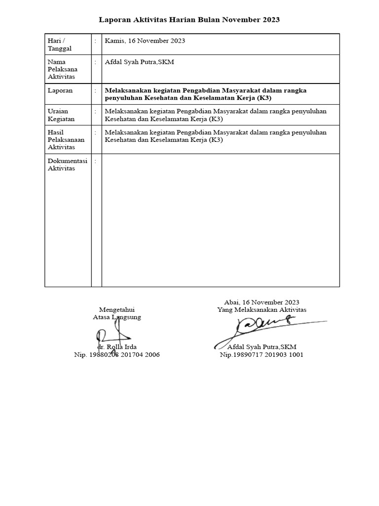 Ttd 16 11 2023 Melaksanakan Kegiatan Pengabdian Masyarakat Dalam