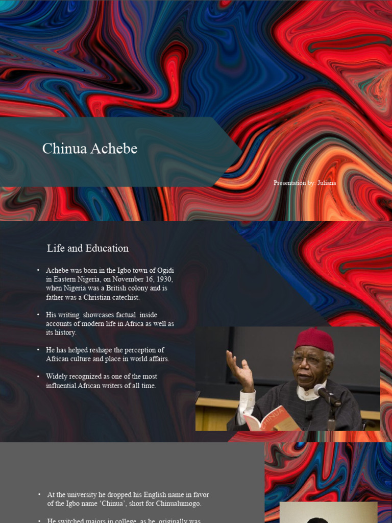 Chinua Achebe Life and Works | PDF