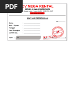 Kwitansi Pembayaran Travel Mobil | PDF