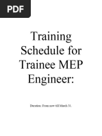 MEP Work Sequencing | PDF | Air Conditioning | Architect