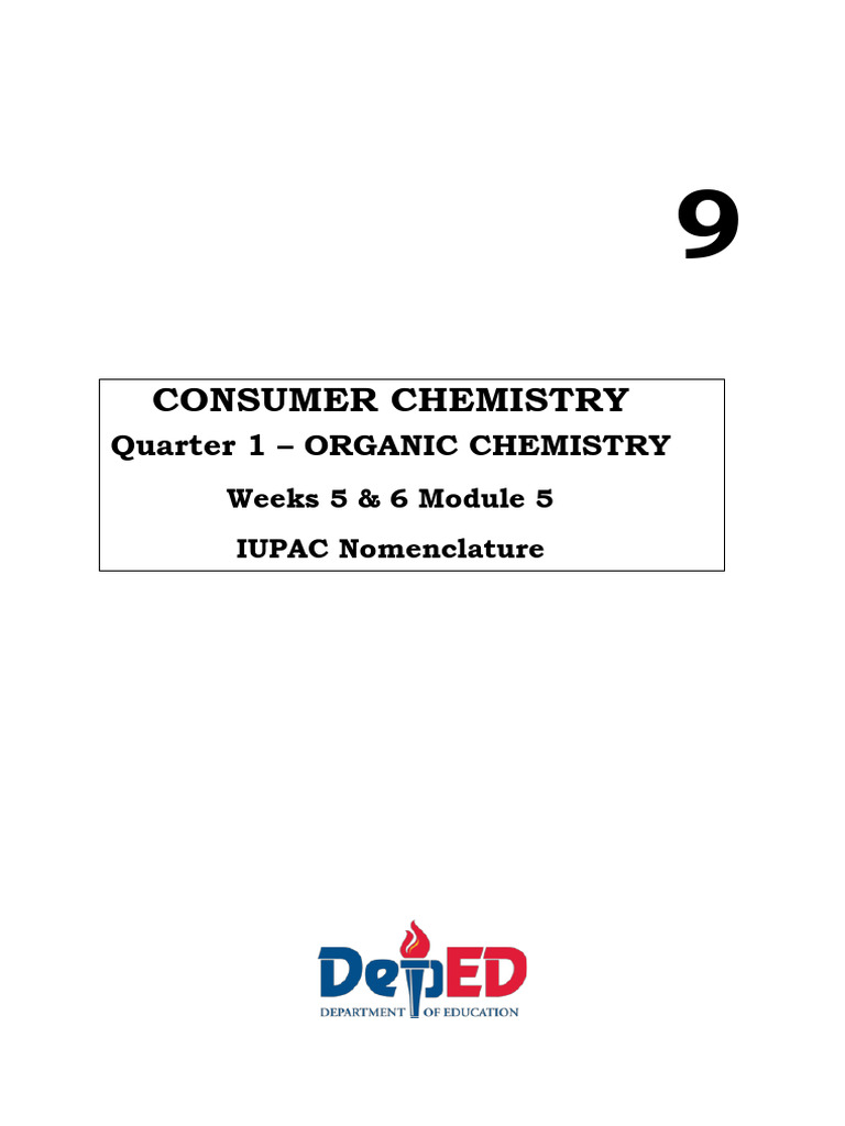 Q1 Weeks-5-6 Module-5 Conchem SSElective | PDF | Amine | Aldehyde