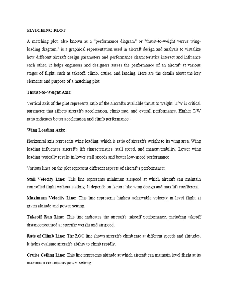 Matching Plot | PDF | Airfoil | Monoplane