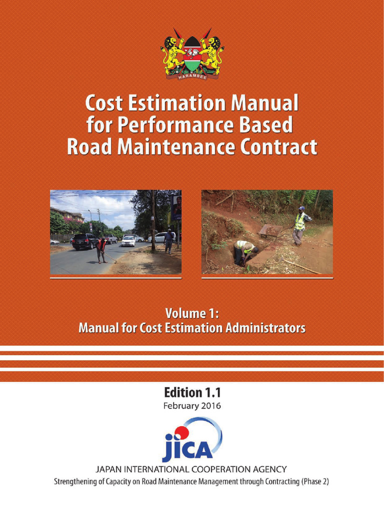 Jica Cost Estimate | PDF | Cost | Road