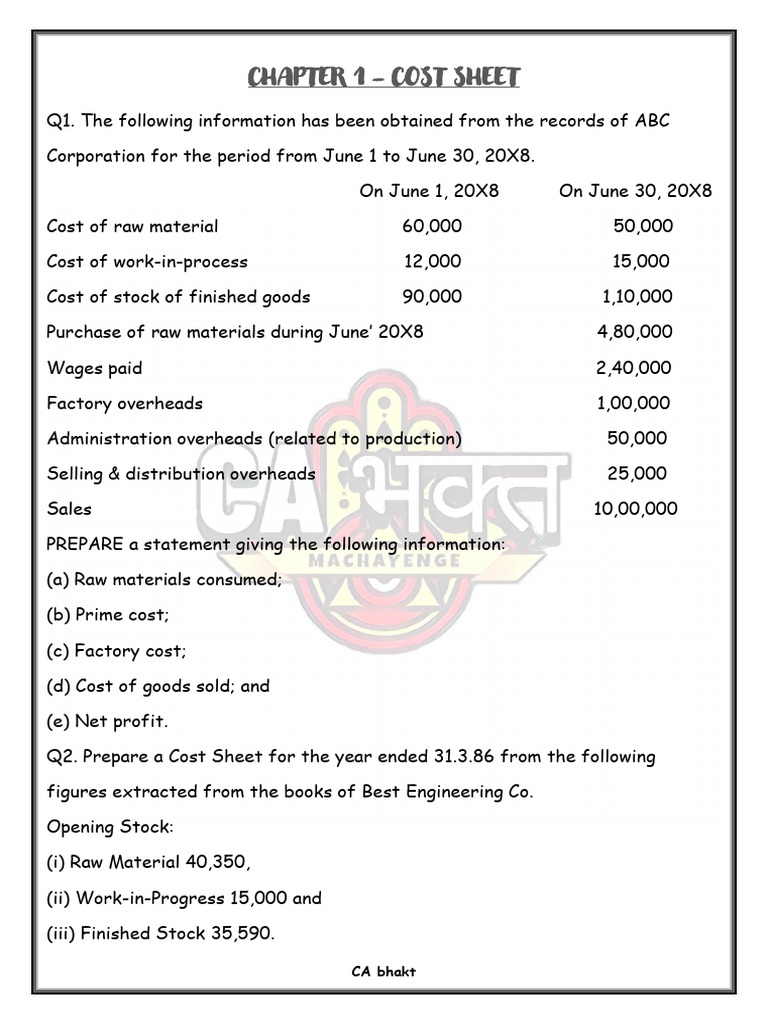 Maximum Production Capacity of JK Ltd. | PDF | Cost | Cost Of Goods Sold