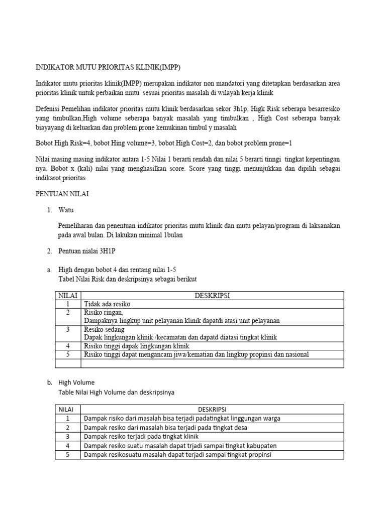 Indikator Mutu Prioritas Siti | PDF | Sains & Matematika