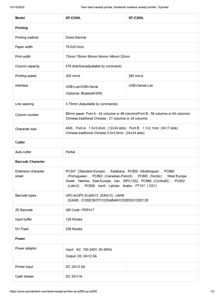 Xprinter Thermal Printer | PDF | Printer (Computing) | Computing