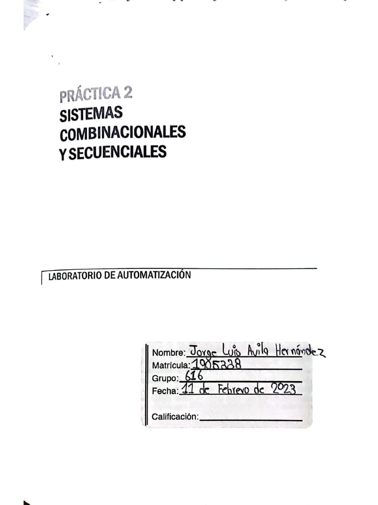 PR Ctica 2 LB Automatizaci N PDF | PDF | Automatización | Electromagnetismo