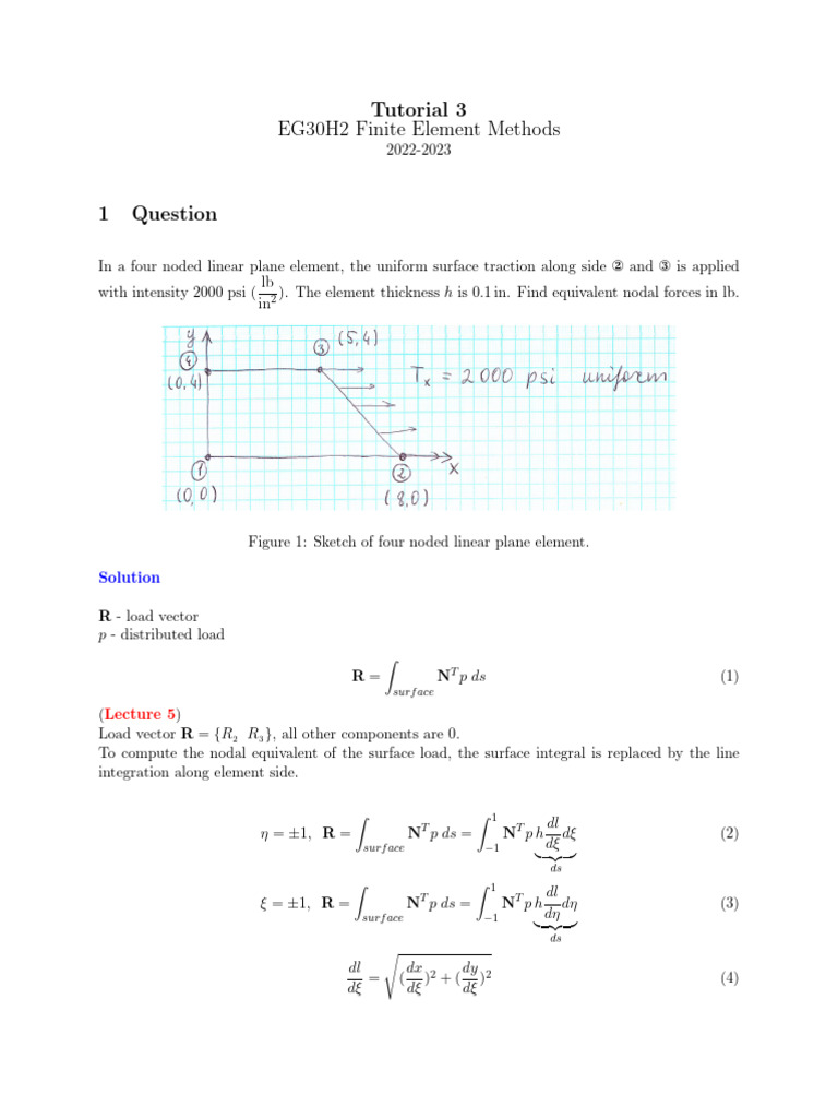 Tutorial3 Sol | PDF | Integral | Mathematical Analysis
