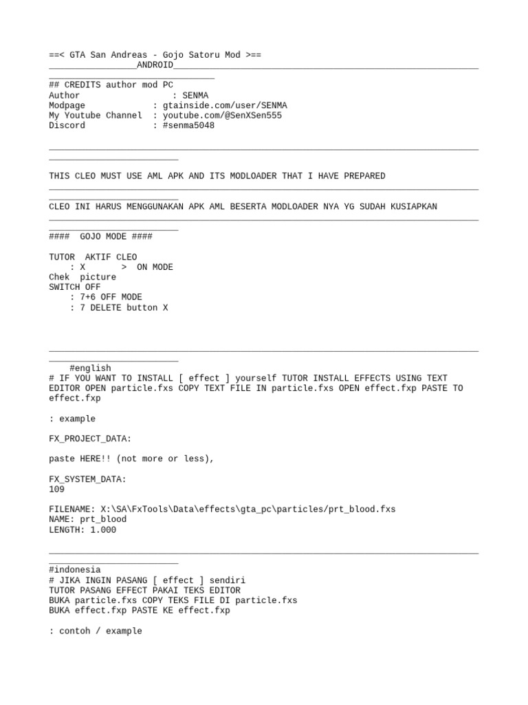 Gojo Satoru Gta San | PDF