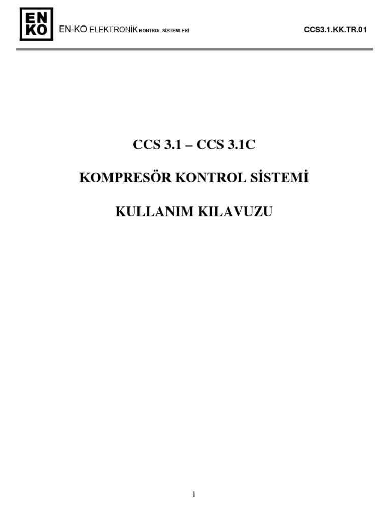 CCS3.1.KK - TR Ver1.501 | PDF