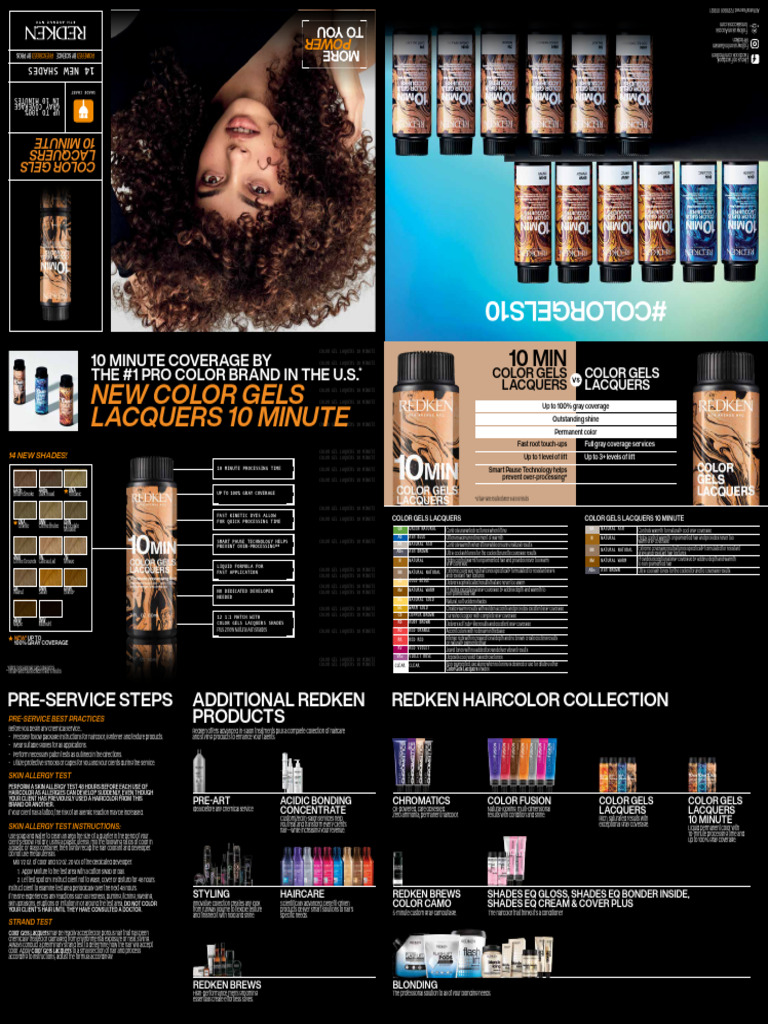 10-Minute Color Gels for Gray Coverage | PDF | Green | Blue