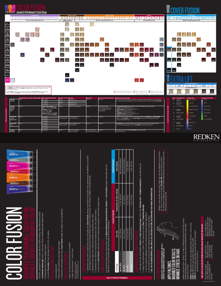 Hair Color Mixing & Processing Guide | PDF | Brown | Color