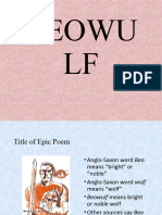 Kennings in Beowulf - Examples - (Cloze) | PDF | Beowulf