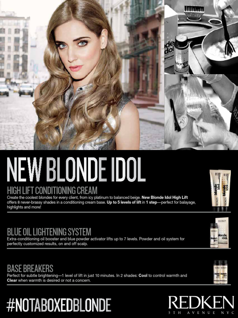 Redken Blonde Idol High Lift Guide | PDF | Physical Sciences | Materials