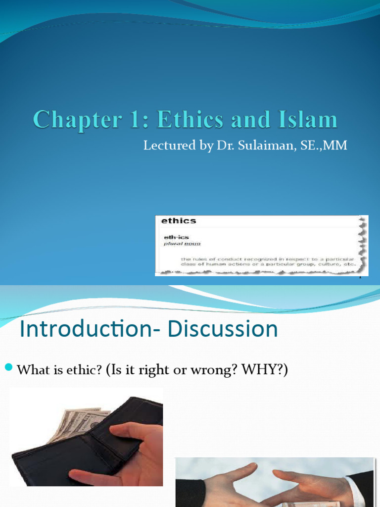 04 Ethics and Islam Fullly Perspective | PDF | Corporate Social ...