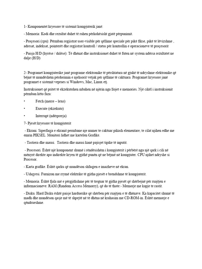 Material Per Kompjuter | PDF