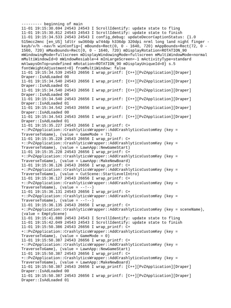 Mod Menu Log - Com - Ea.game - Pvzfree - Row | PDF | Computing | Computer Architecture