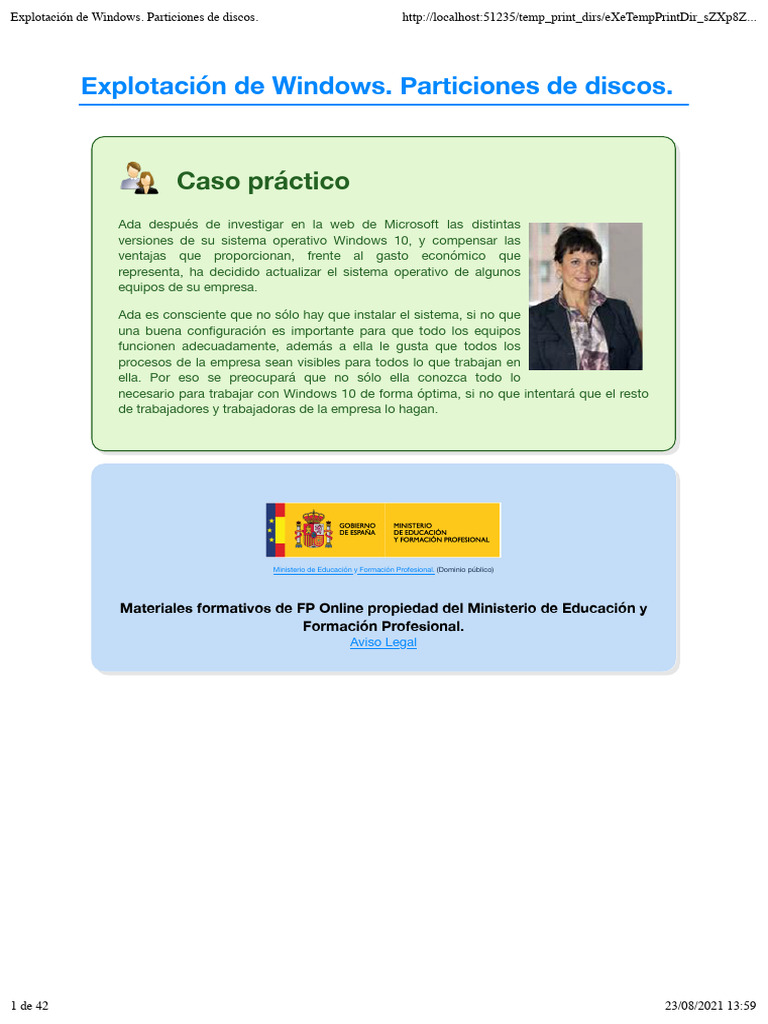 SI03 Contenido VI | Descargar gratis PDF | Arranque | Windows 10