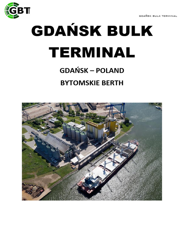 GBT Terminal Information Book | PDF | Ships | Water Transport