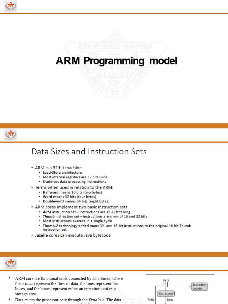 ARM7TDMI Architecture | PDF | Central Processing Unit | Computer Data Storage