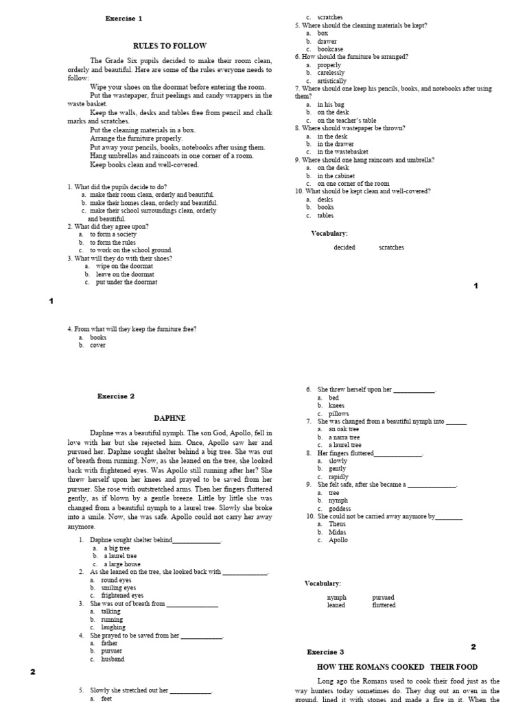 The Developing Reading Power 6 | PDF | Volcano | Types Of Volcanic ...
