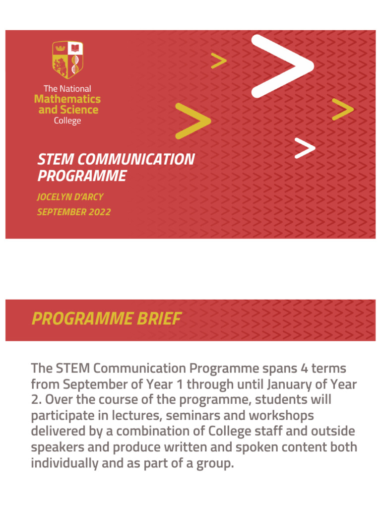 英国文理中学STEM Communication booklet | PDF | Science, Technology, Engineering, And Mathematics | Science