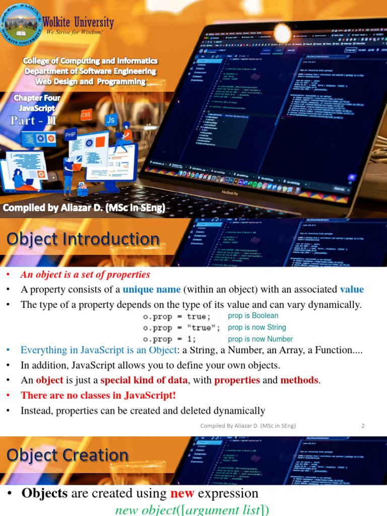 Web CH 4 JavaScript II | PDF | Document Object Model | Html