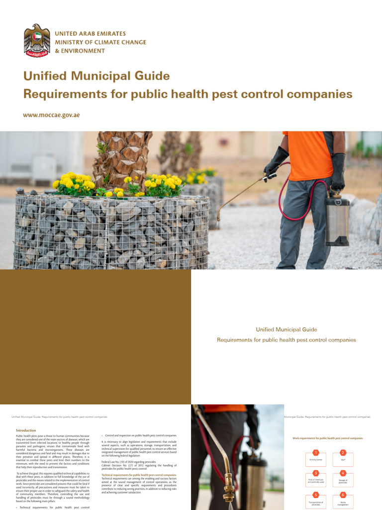 Unified Municipal Guide Requirements For Pest Control | PDF | Pest ...