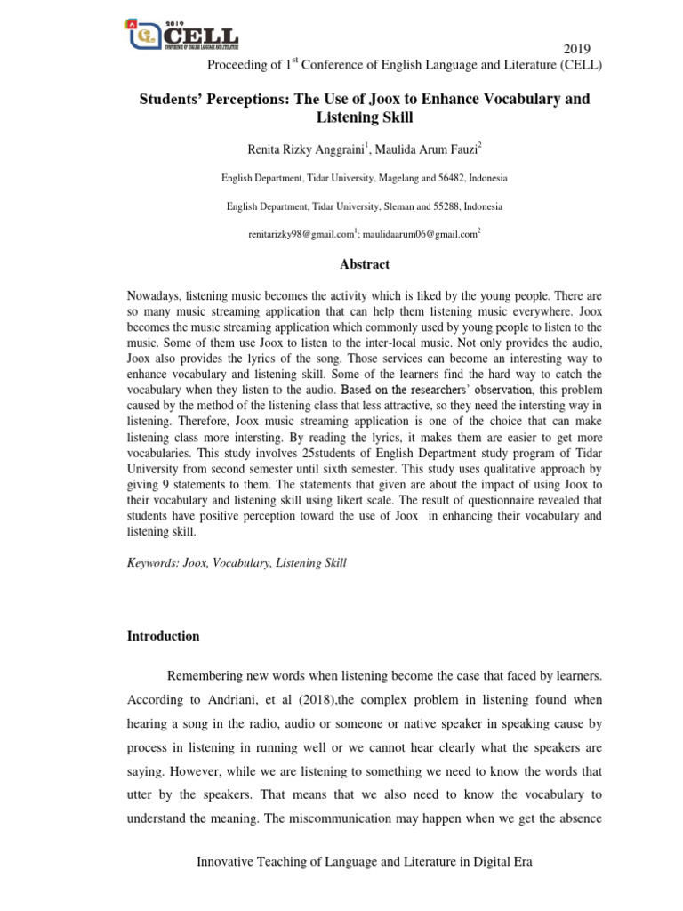 Renita Rizky Anggraini Maulida Arum Fauzi | PDF | Vocabulary | Learning