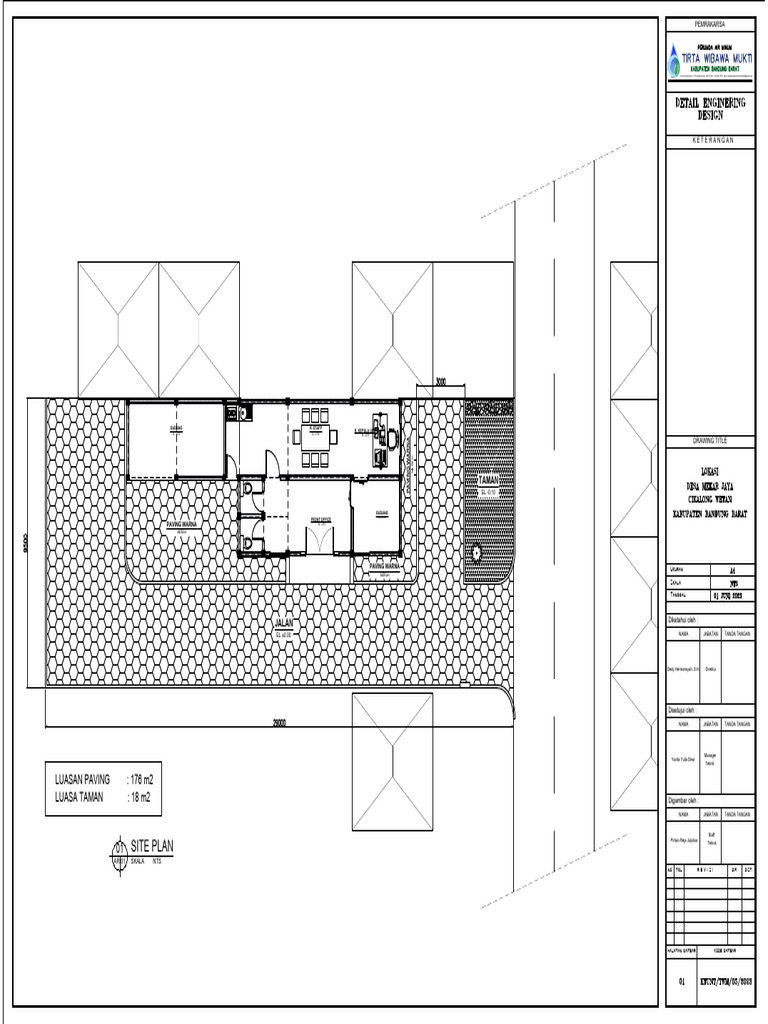 Rencana Paving Block untuk Taman | PDF