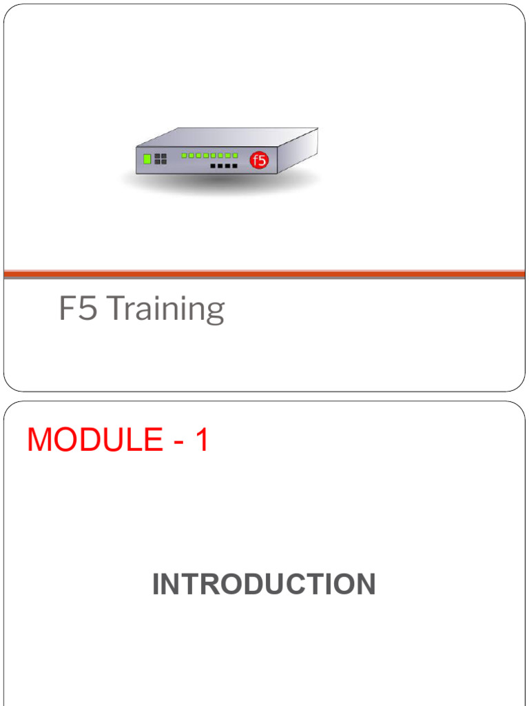 F5 LTM - 231009 - 124254 | PDF | Load Balancing (Computing) | Computer Network