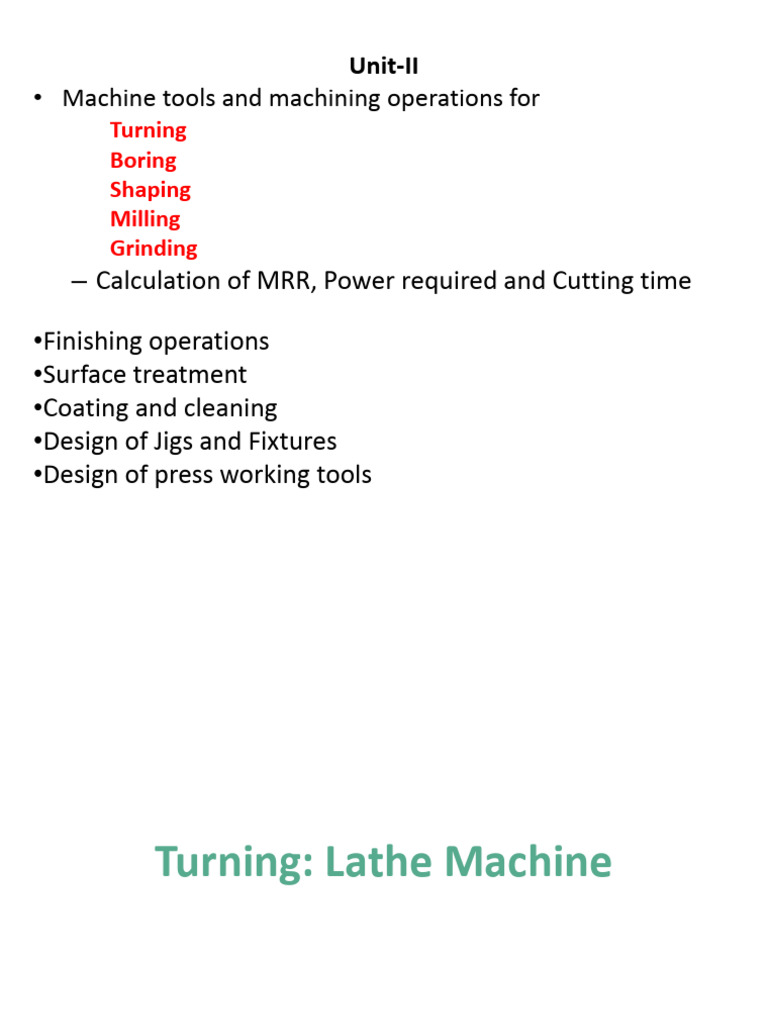 Machining Time For Lathe Milling Shaper Etc Pdf Machining Abrasive