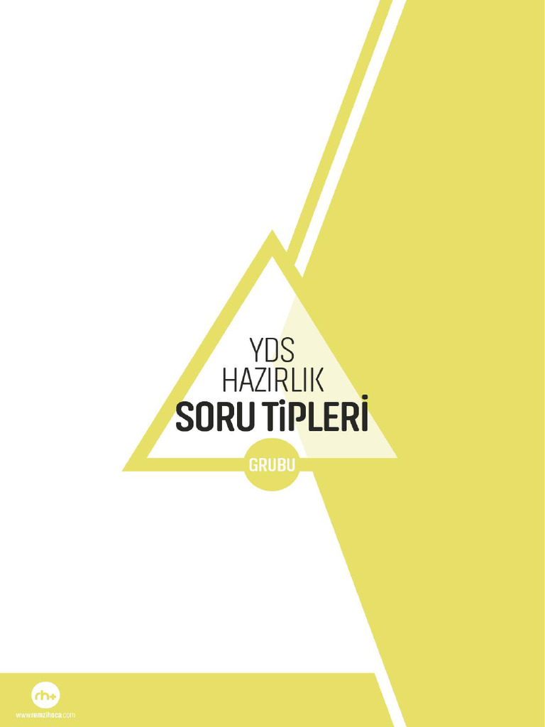 YDS Hazırlık Soruları (Remzi Hoca) | PDF | Preposition And Postposition