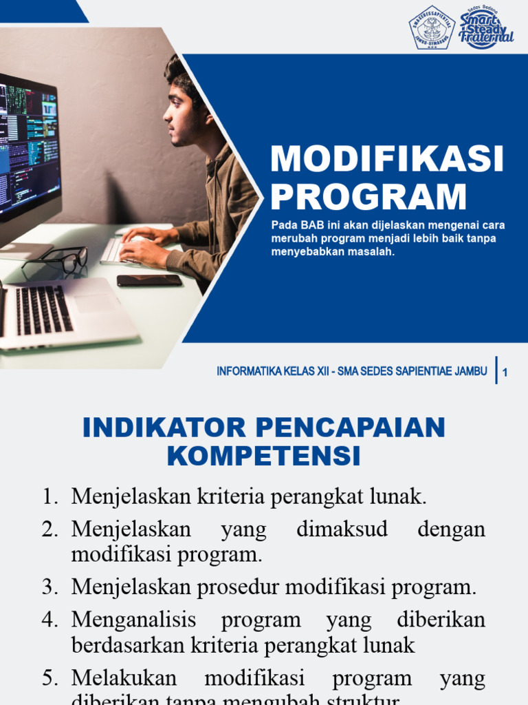 MODIFIKASI PROGRAM + Pembahasan | PDF