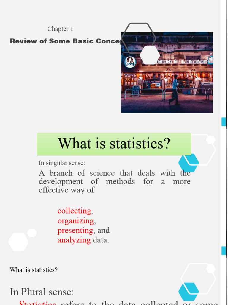 Chapter 1 Review of Basic Concepts | PDF | Statistics | Level Of Measurement