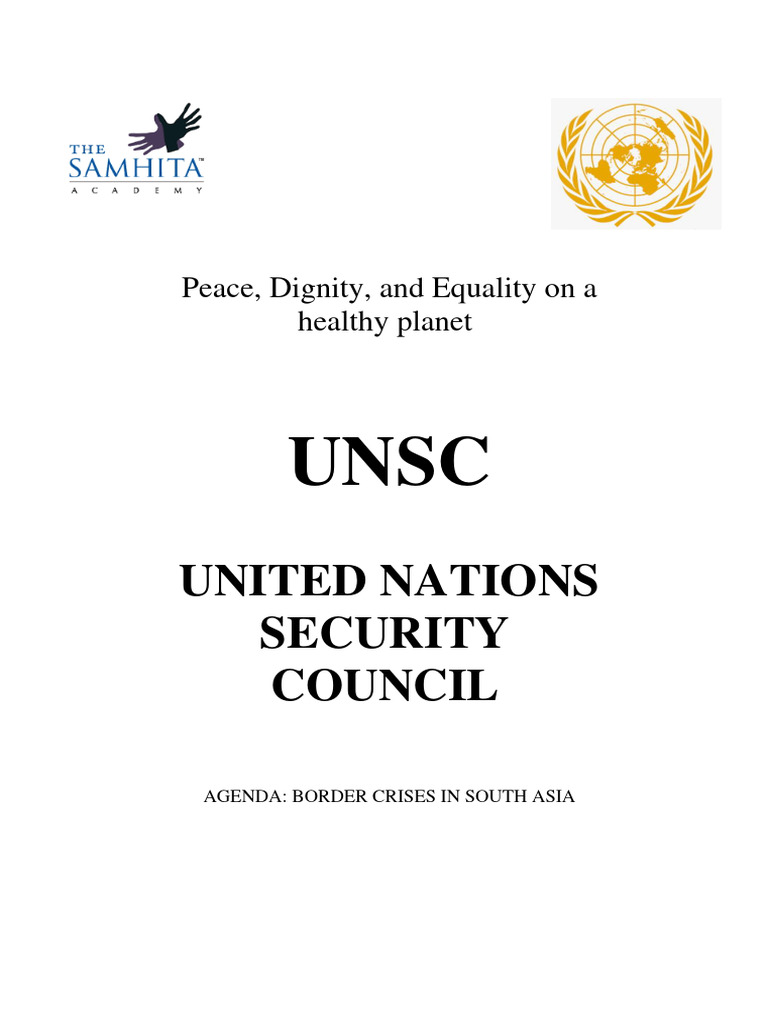 Unsc Background Guide | PDF | India–Pakistan Relations | United Nations ... Unsc Background Guide | PDF | India–Pakistan Relations | United Nations ...