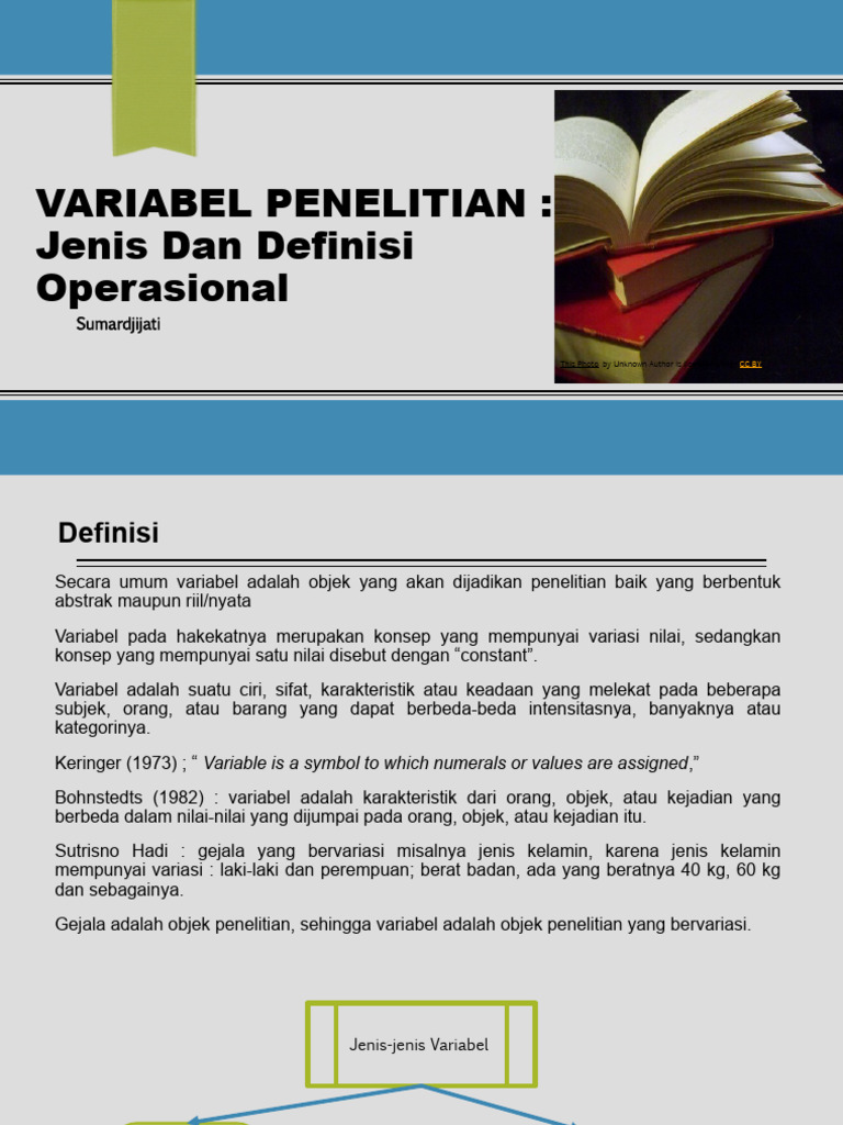 Variabel Penelitian | PDF