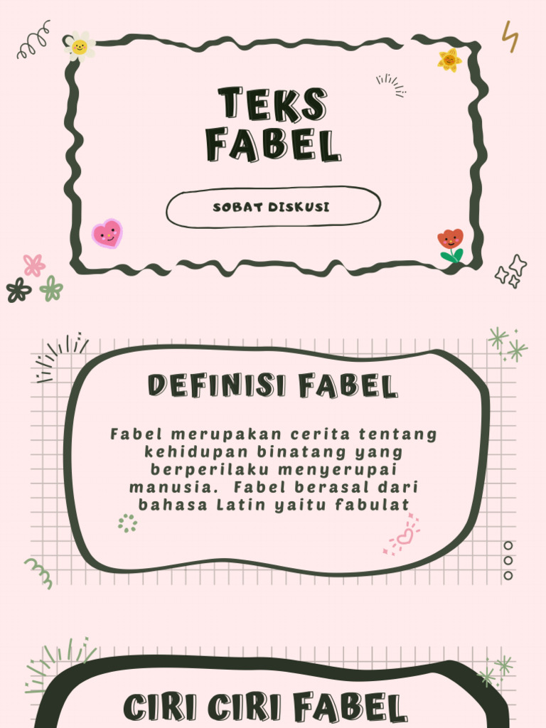 Teks Fabel - Sobis 7 | PDF