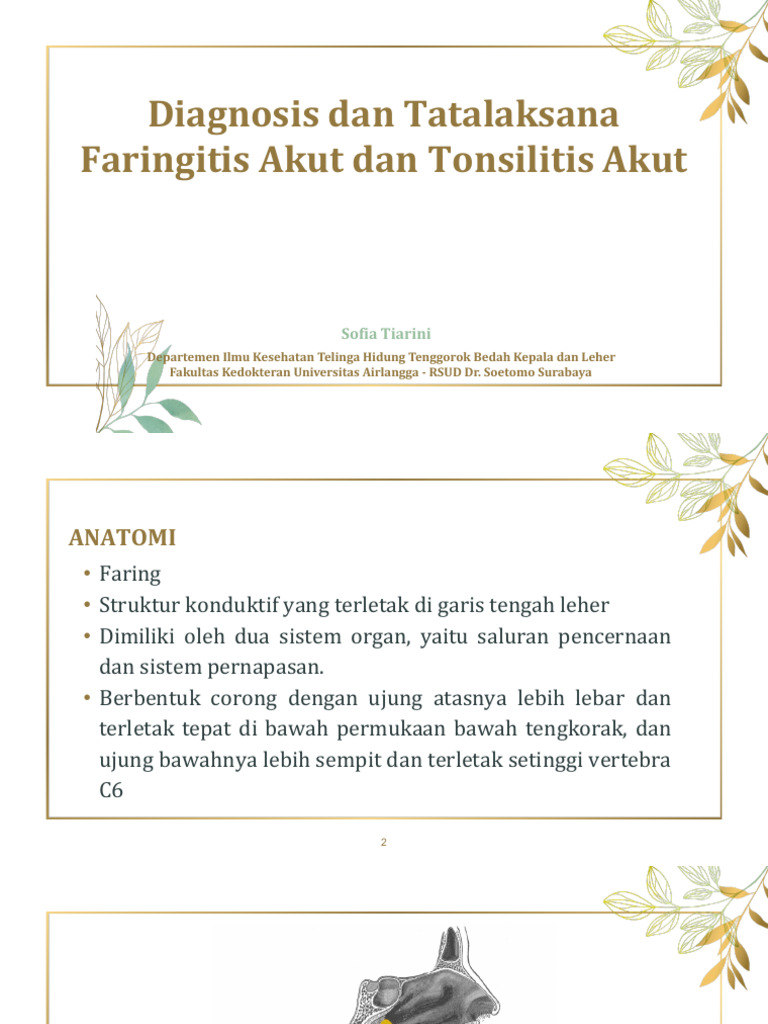 Tatalaksana Faringitis dan Tonsilitis | PDF | Pengembangan Diri ...