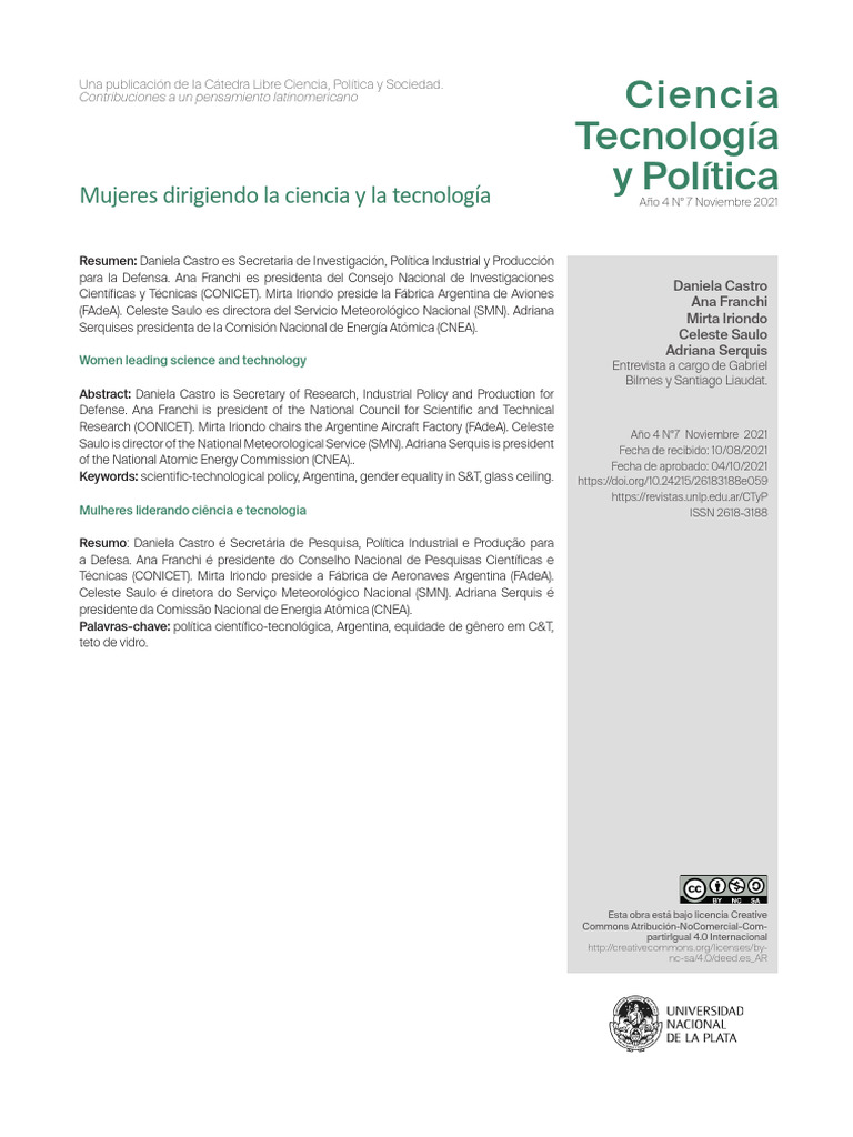Bilmes y Liaudat 2021 Mujeres-Entrevista | PDF | Mujer
