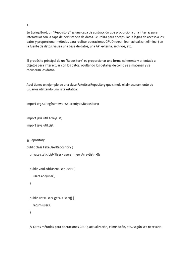 Taller | PDF | Java (lenguaje de programación) | Escalabilidad