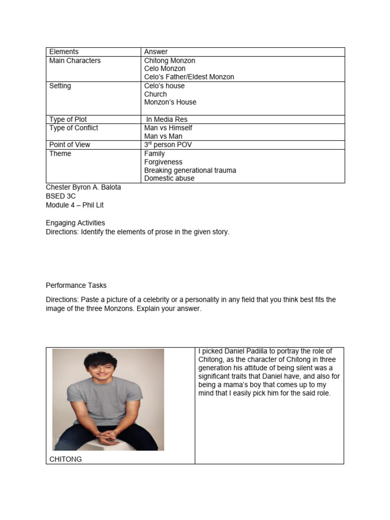 Analyzing the Monzon Family Dynamics | PDF | Psychology | Psychological ...