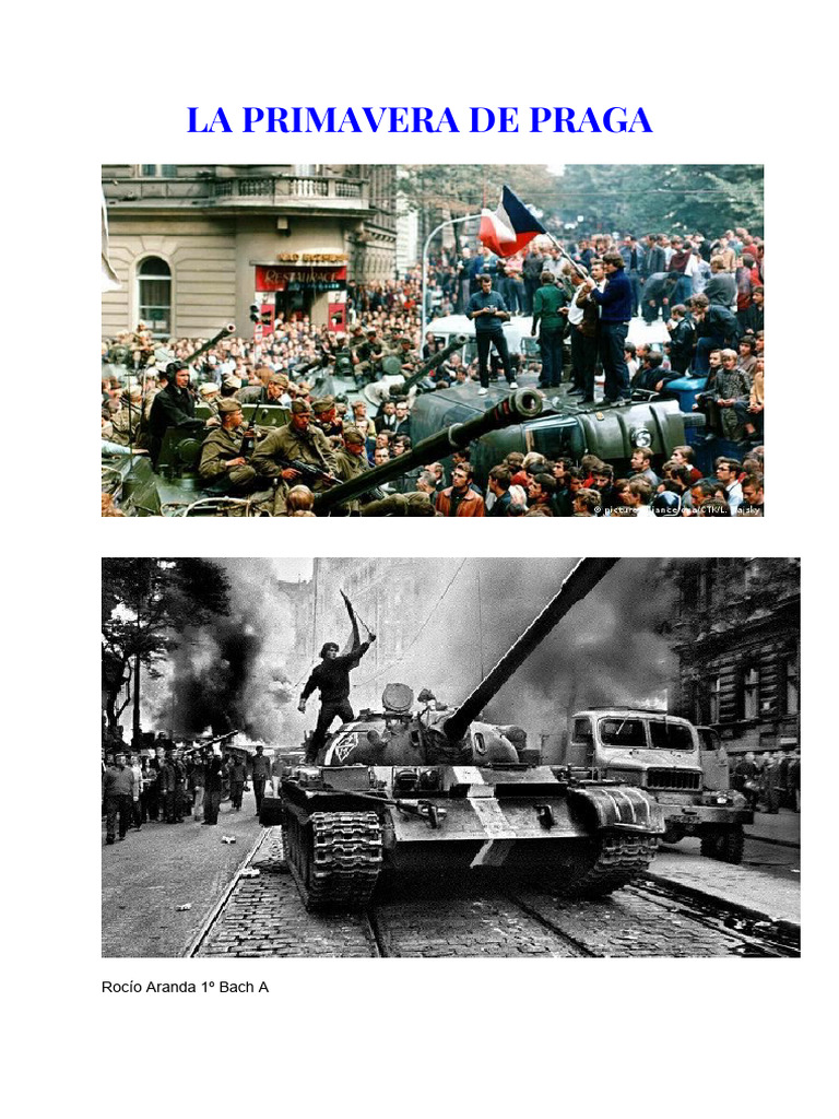 Primavera de Praga: Reformas y Consecuencias | PDF | Checoslovaquia ...
